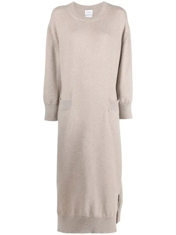 BARRIE Iconic Knit Midi Dress - Neutrals
