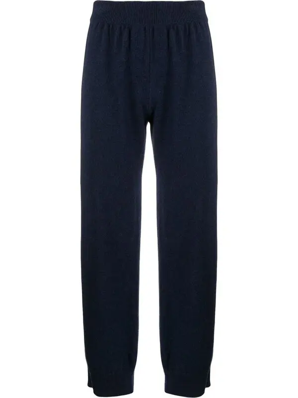 BARRIE Tapered-leg Cashmere Trousers