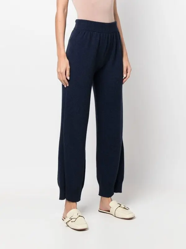 BARRIE Tapered-leg Cashmere Trousers