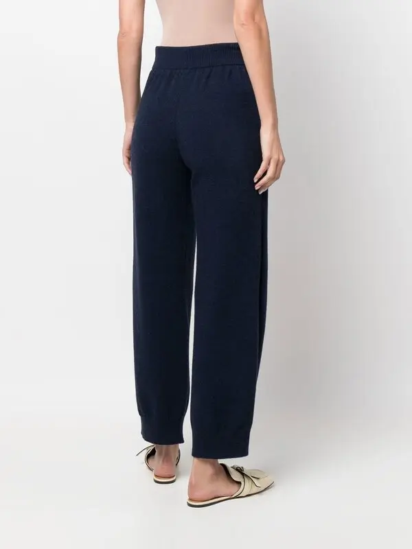 BARRIE Tapered-leg Cashmere Trousers