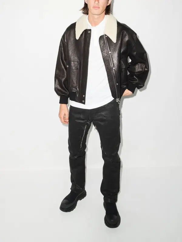 Dolce & Gabbana Logo Plaque Polo Shirt - White