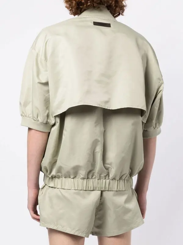 Fear Of God Half-zip Band-collar Sweatshirt