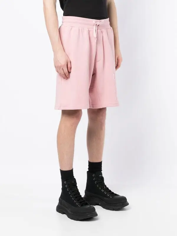 Moschino Logo-print Track Shorts - Pink