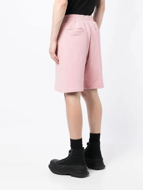 Moschino Logo-print Track Shorts - Pink