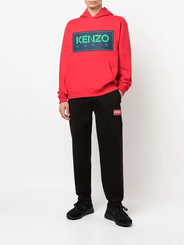 Kenzo Logo-patch Cotton Track Pants