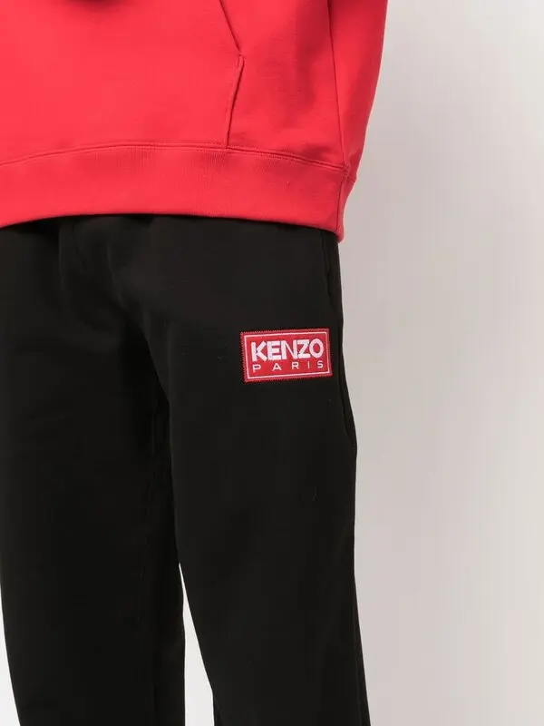 Kenzo Logo-patch Cotton Track Pants