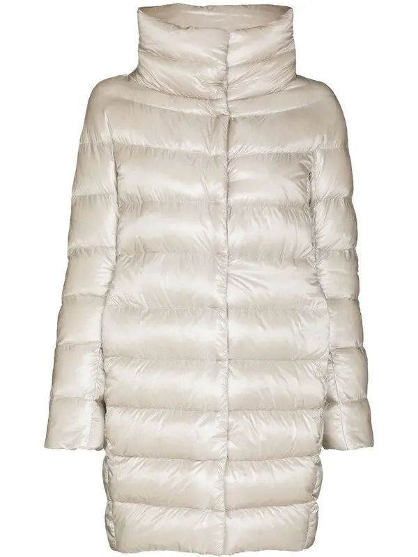 Herno Ultralight Quilted Coat - Neutrals