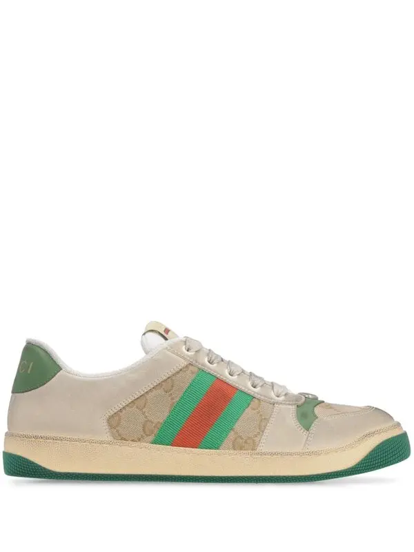 Gucci Screener Lace-up Sneakers - Neutrals