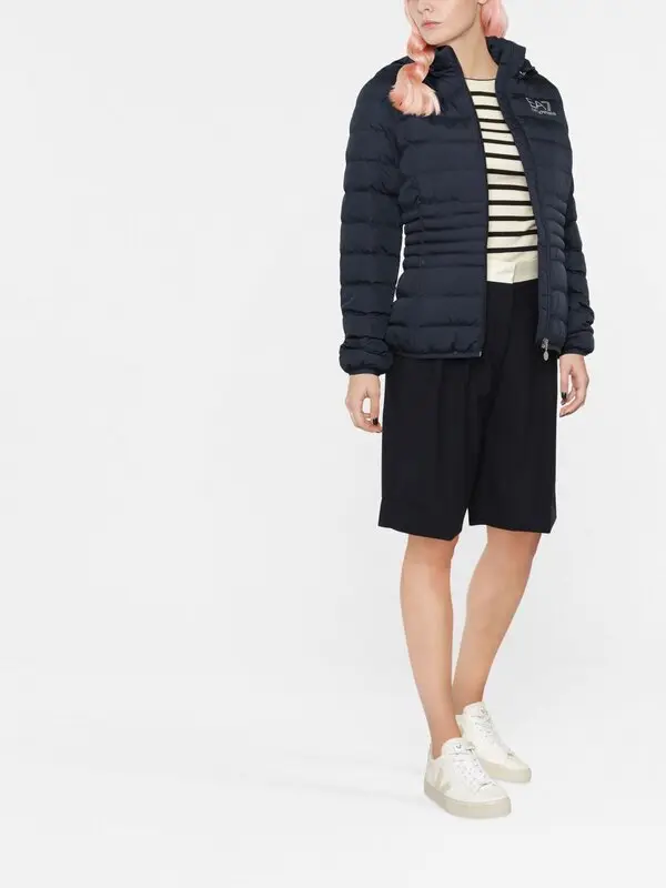EA7 Logo-print Padded Jacket