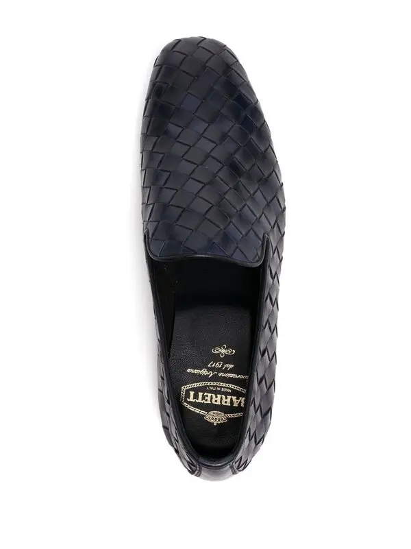 BARRETT Woven-leather Loafers