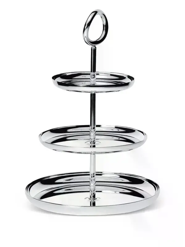 Christofle Vertigo Three-tier Pastry Stand - Silver