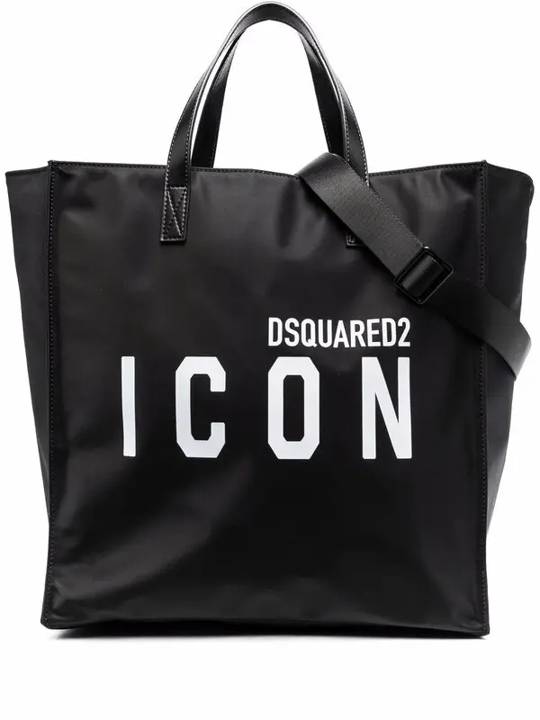 Dsquared2 Logo-print Shoulder Bag - Black
