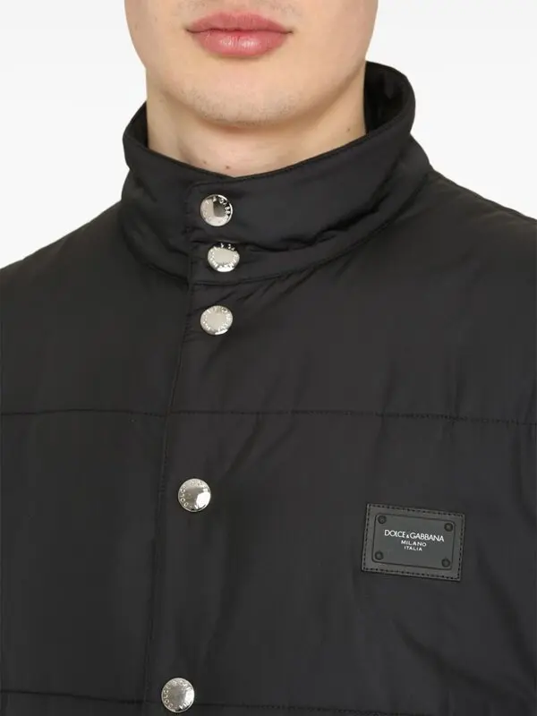 Dolce & Gabbana Logo-patch Padded Gilet