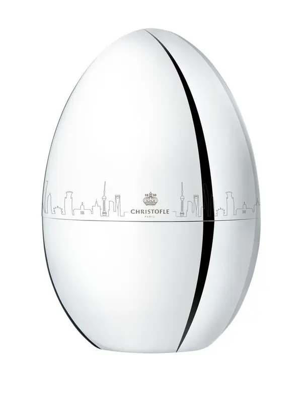 Christofle Mood Skyline Shanghai Espresso Spoon - Silver