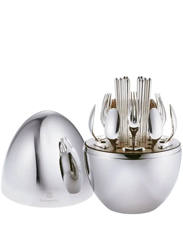 Christofle Mood Asia 24-piece Flatware Set - Silver