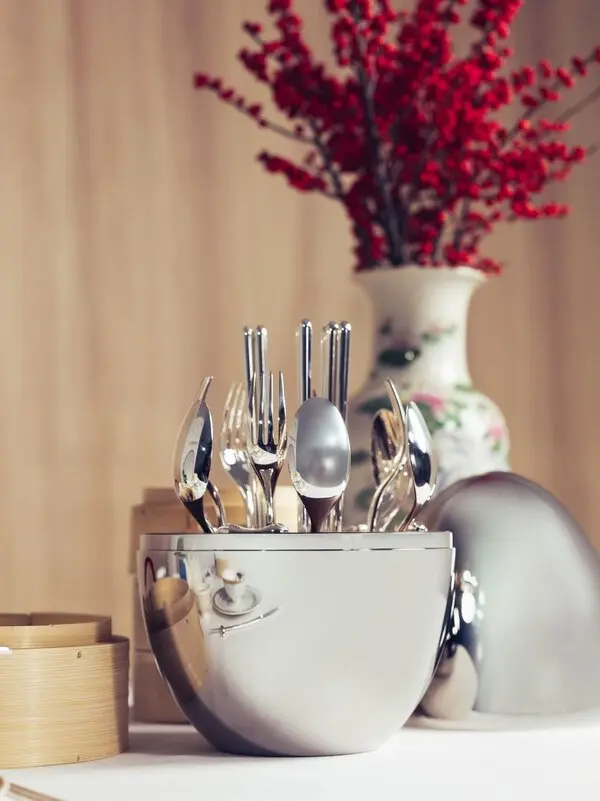 Christofle Mood Asia 24-Piece Flatware Set - Silver | Editorialist