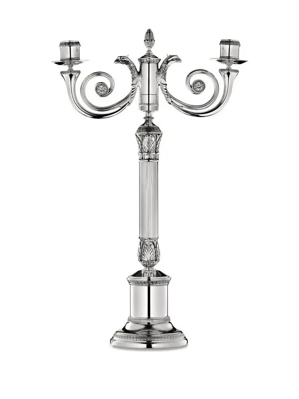 Christofle Malmaison Two-light Candelabra