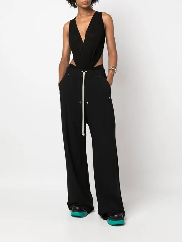 Rick Owens Drawstring Wide-leg Trousers