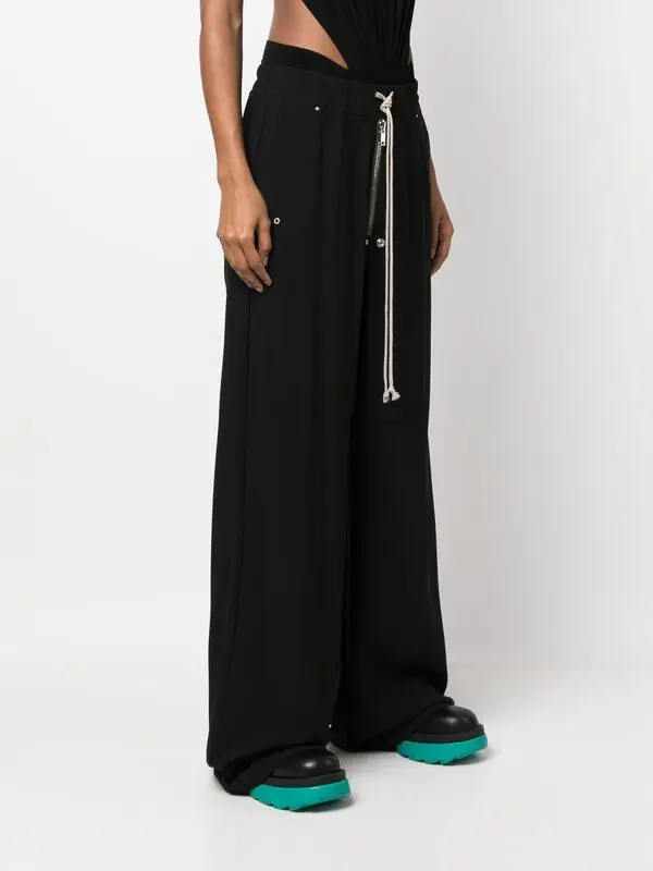 Rick Owens Drawstring Wide-leg Trousers