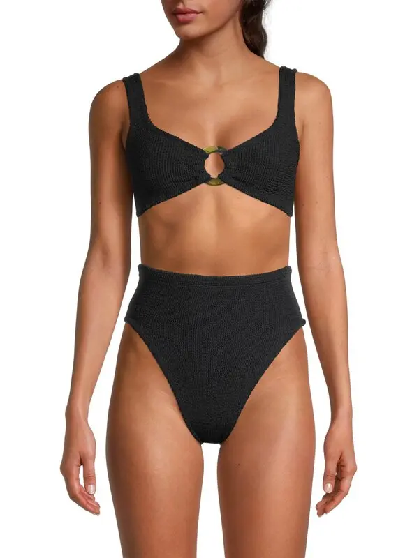 Hunza G Nadine Bikini Set - Black