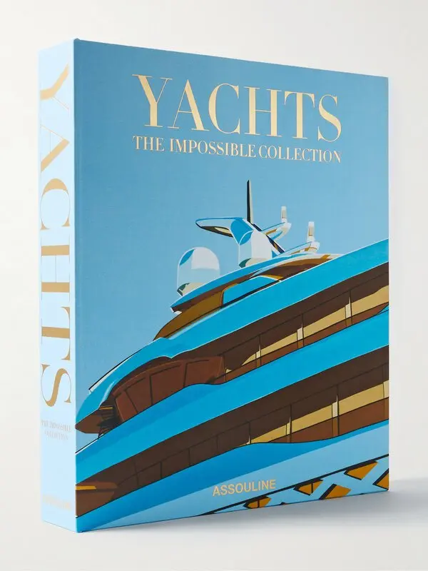 Assouline Yachts: The Impossible Collection Hardcover Book - Blue