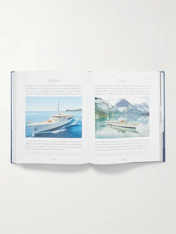 Assouline Yachts: The Impossible Collection Hardcover Book - Blue