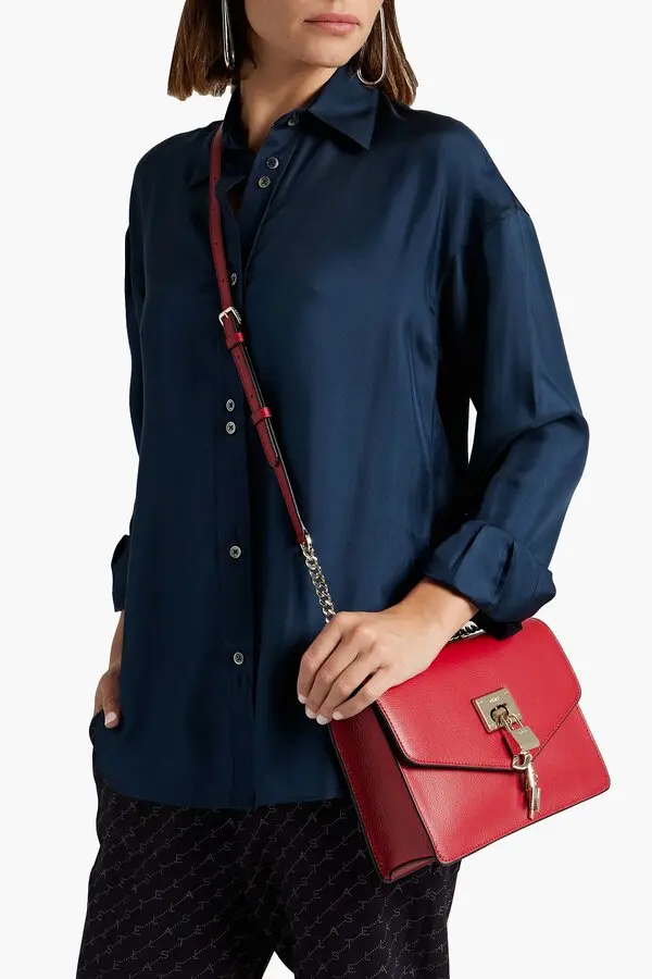 Dkny Elissa Large Embellished Leather Shoulder Bag