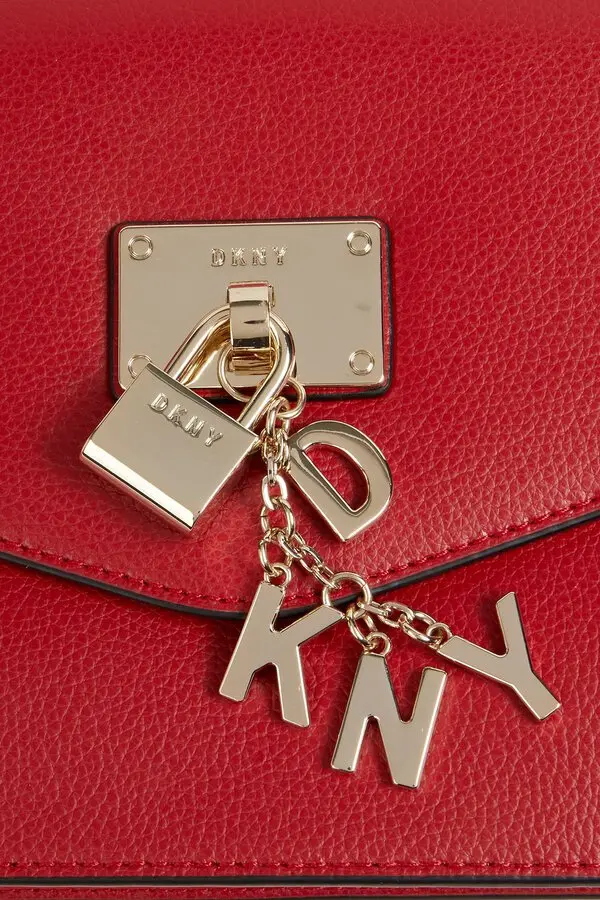 Dkny Elissa Large Embellished Leather Shoulder Bag