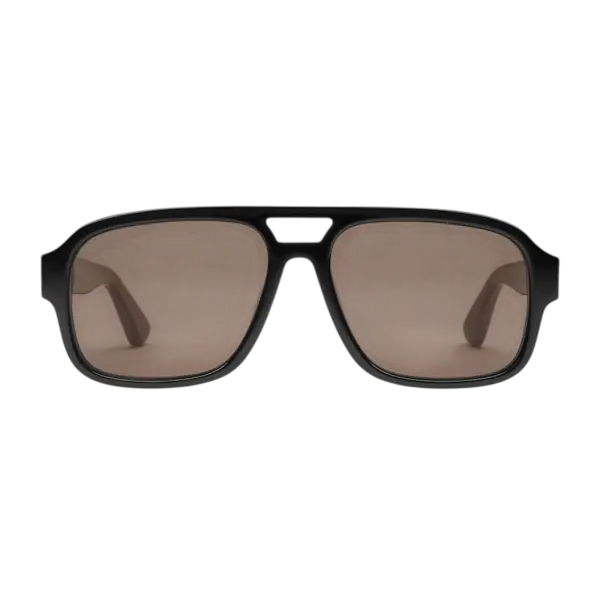 Gucci Navigator Frame Sunglasses - Black