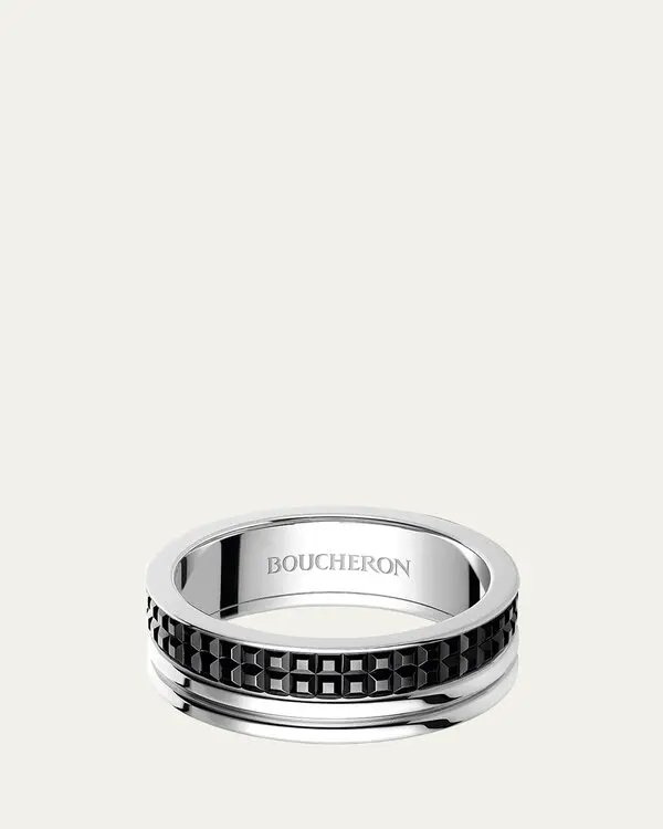 Boucheron Band Ring - White Gold