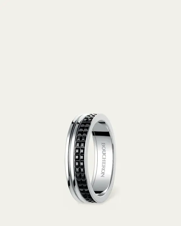 Boucheron Band Ring - White Gold