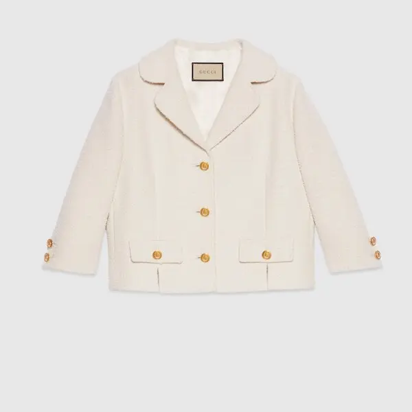 Gucci Fine Bouclé Blend Jacket, Size It Ready-to-wear