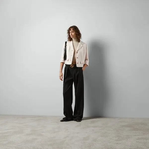 Gucci Fine Bouclé Blend Jacket, Size It Ready-to-wear