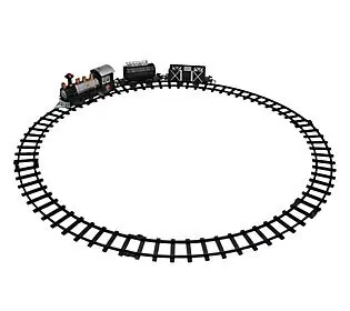 NORTHLIGHT 9 Black & Silver Animated Train Set Sound