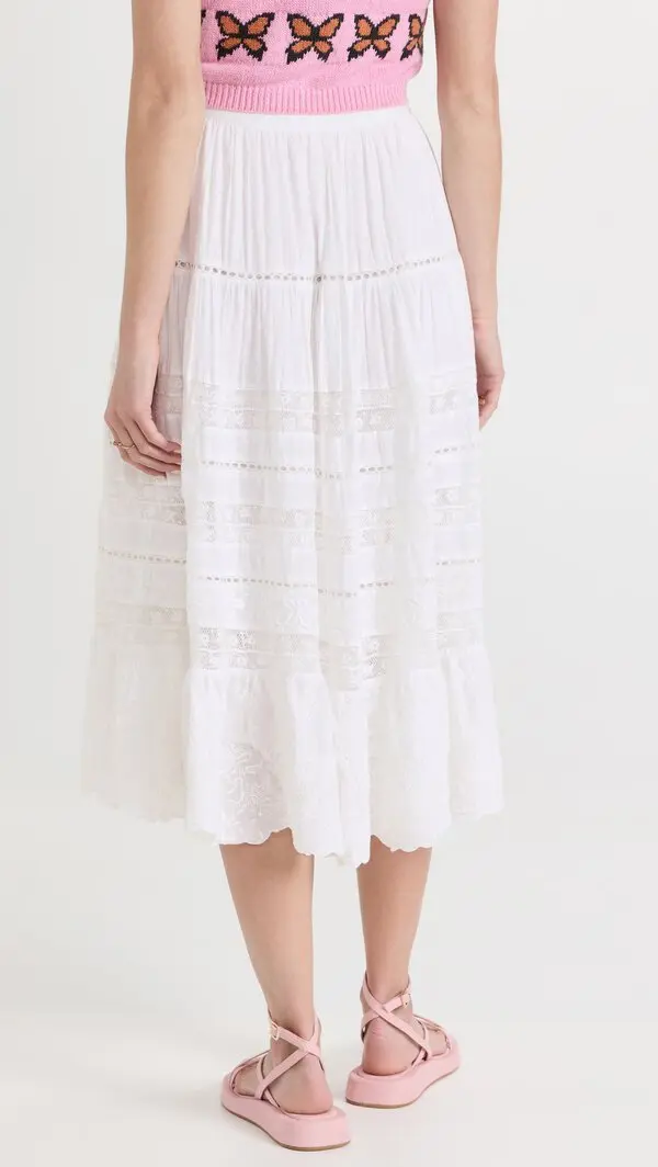 LoveShackFancy Donna Skirt