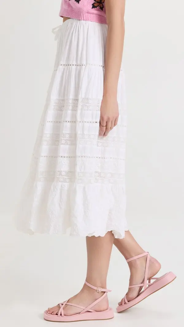 LoveShackFancy Donna Skirt