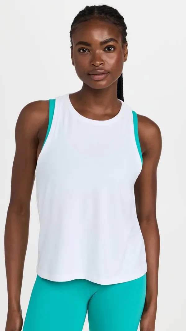 Beyond Yoga Featherweight Rebalance Tank - Cloud White