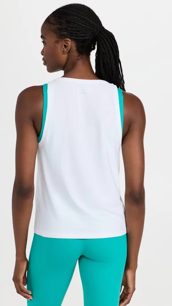 Beyond Yoga Featherweight Rebalance Tank - Cloud White