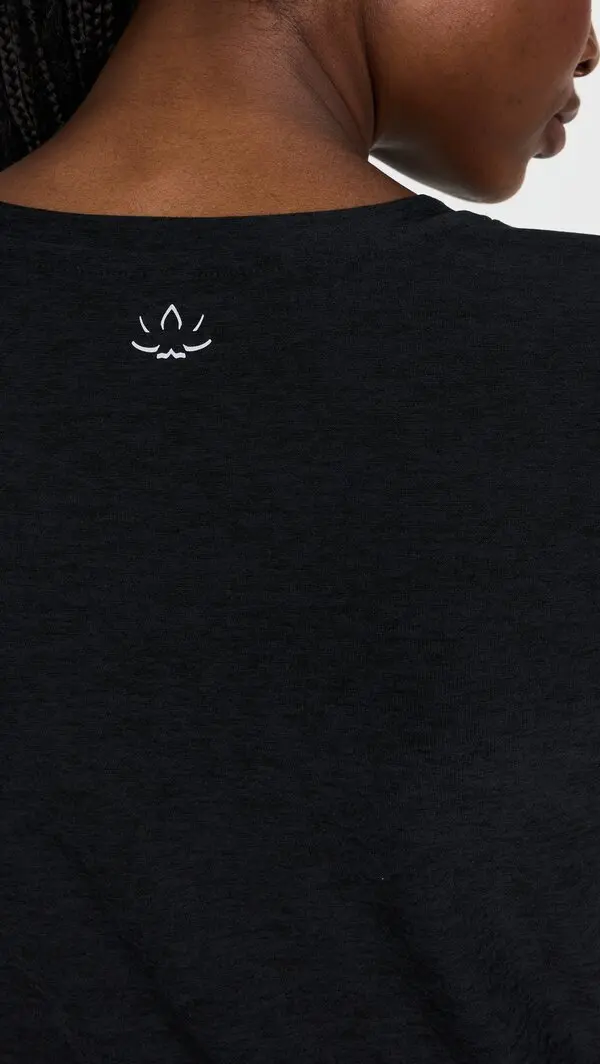 Beyond Yoga On The Down Low Tee - Darkest Night