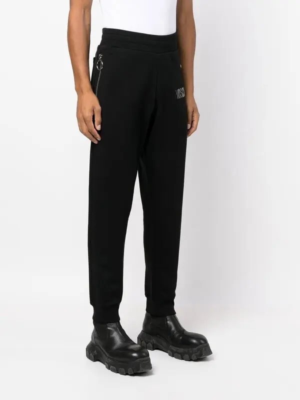 Moschino Slim-cut Track Pants - Black