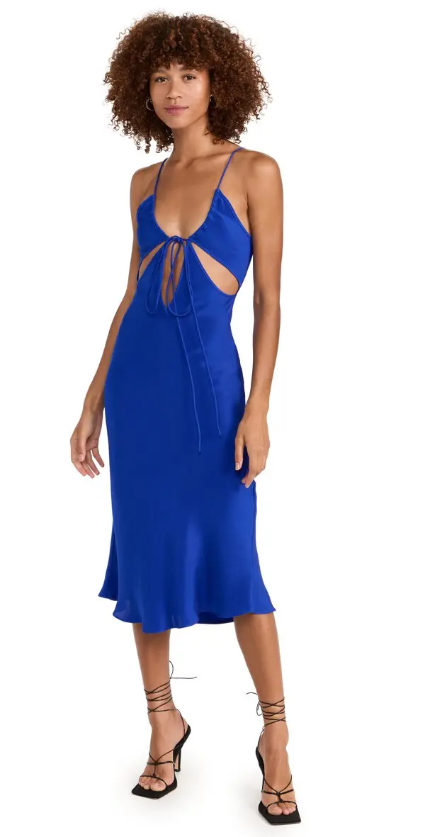 christopher esber triquetra dress blue Christopher Esber Triquetra Contoured Tank Dress main image 1