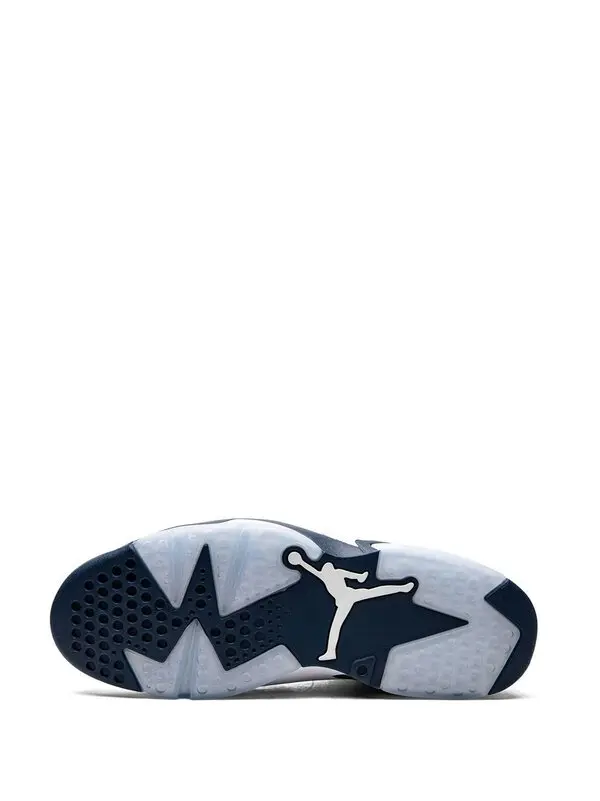 JORDAN Air 6 Retro Midnight Navy Sneakers - White