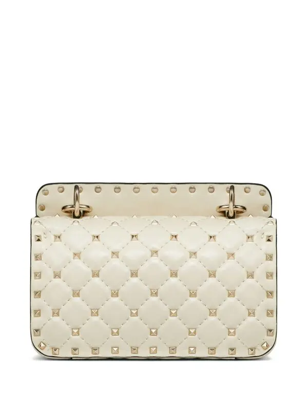 Valentino Garavani Rockstud Spike Shoulder Bag - Neutrals