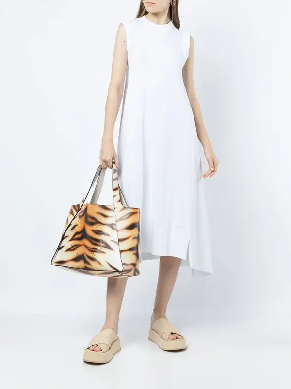 Stella McCartney Logo Patch Detail Tank Dress