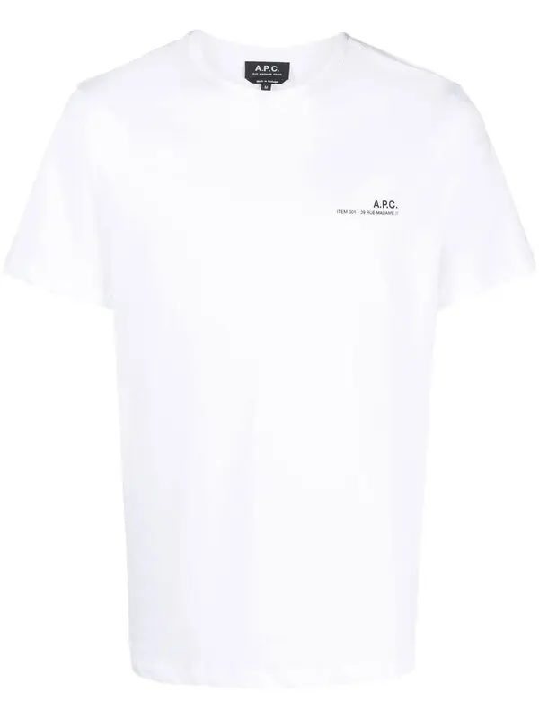 A.p.c. Logo-print T-shirt - White