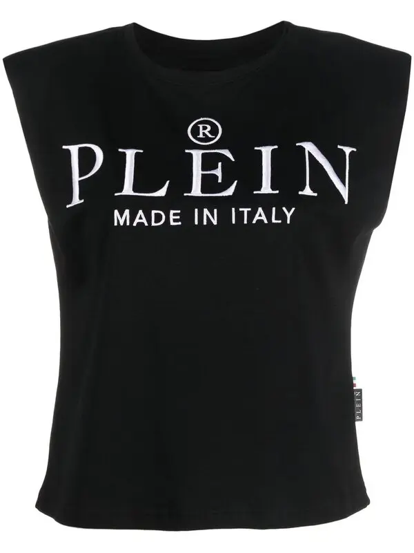 Philipp Plein Logo-print Tank Top - Black