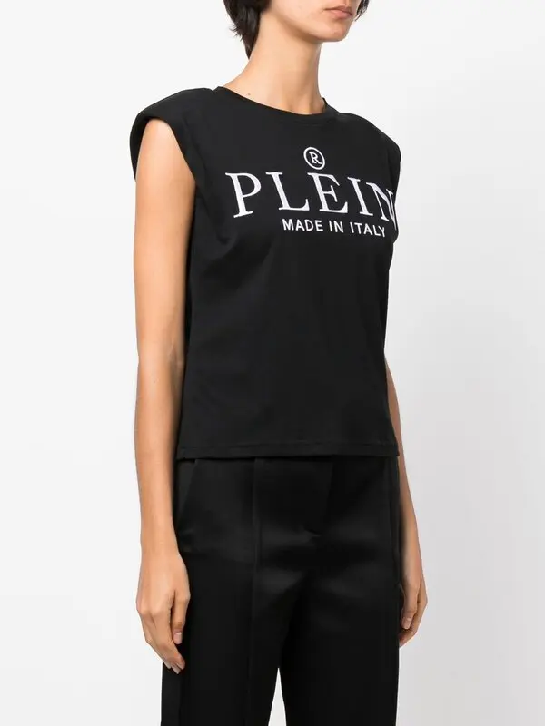 Philipp Plein Logo-print Tank Top - Black