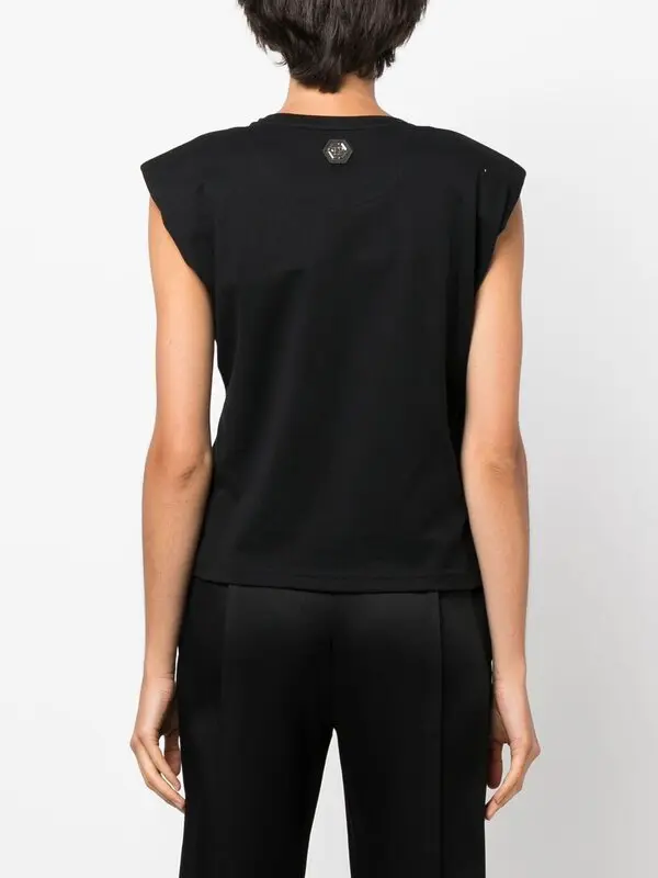 Philipp Plein Logo-print Tank Top - Black