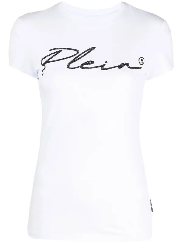 Philipp Plein Script Logo T-shirt - White