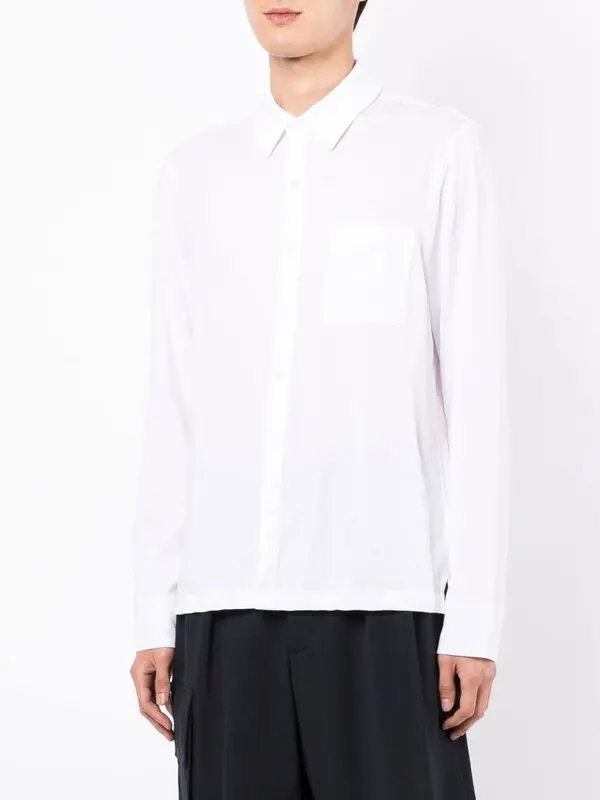 JAMES PERSE Long-sleeve Knit Shirt - White
